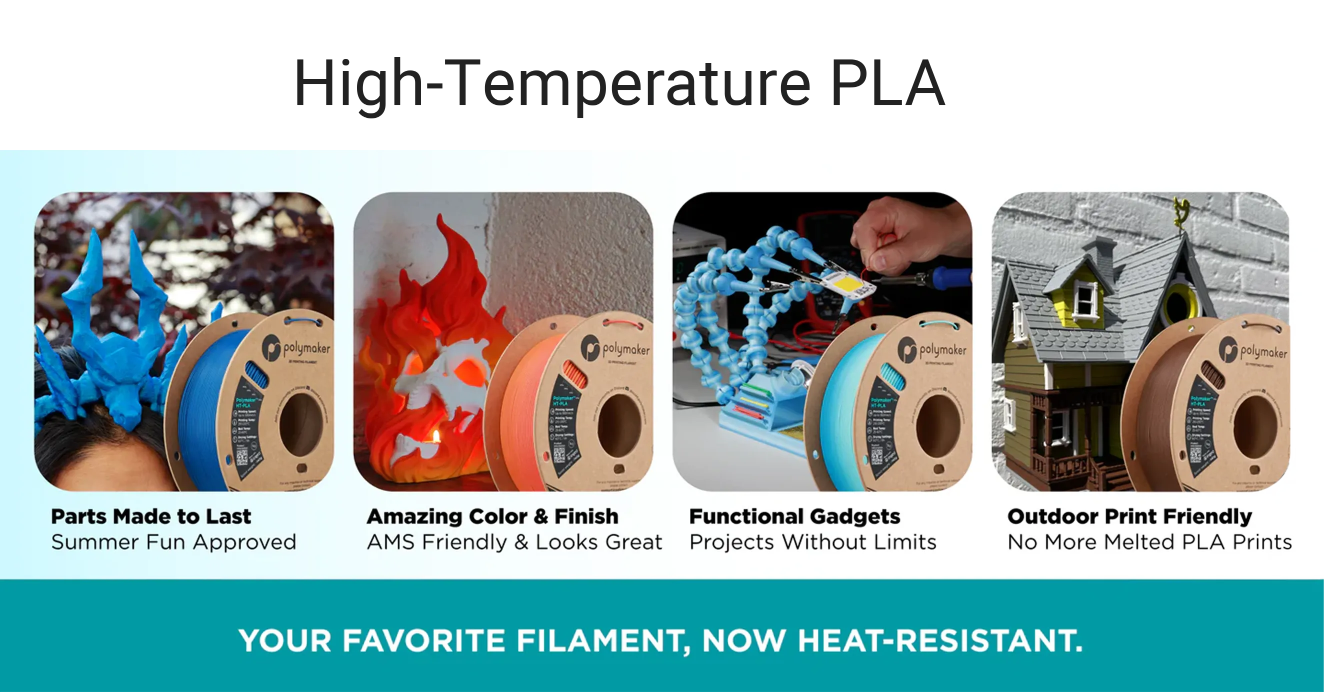 HT-PLA Filaments for 3D Printing | up to 150 degrees at Top Prices ...